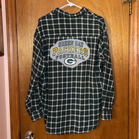 mountain ridge | Shirts | Green Bay Packers Custom Upcycled Flannel ...
